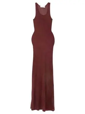 AYA MUSE Scoop-neck Maxi Dress - Brown