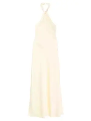 RAHIL HESAN Halterneck Sleeveless Gown