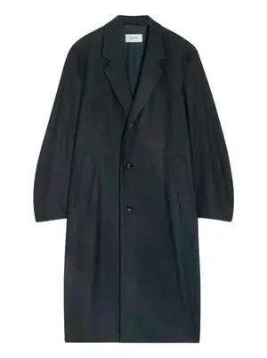 LEMAIRE Tailored Single-breasted Coat - Black