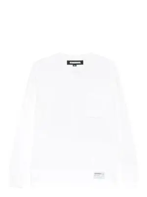 NEIGHBORHOOD Crew-neck Patch-pocket T-shirt - White