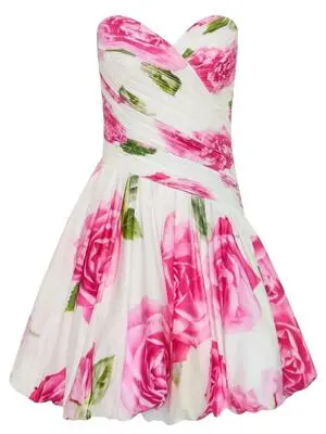 Aje Olea Floral Mini Dress - White