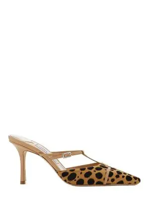 JIMMY CHOO X Conner Ives Gloria Cheetah Print Mules - Animal