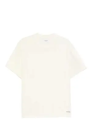 AMISH Logo-print Cotton T-shirt - White