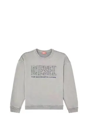 DIESEL S-boxt-raw-v1 Sweatshirt - Grey