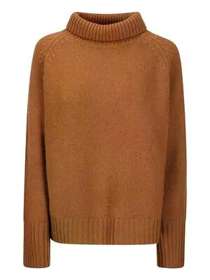 BE YOU Turtleneck Sweater - Brown