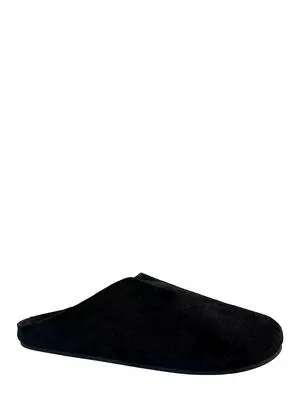 THE ROW Hudson Leather Slide - Black