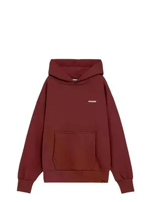 BARROW Hooded Sweatshirt With Pocket - Red
