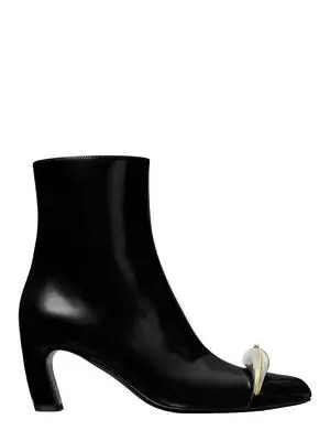 Tory Burch 65mm Pierced Ankle Boots - Black