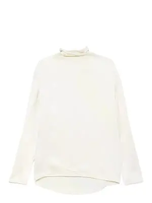 TOTEME High-neck Blouse - Neutrals