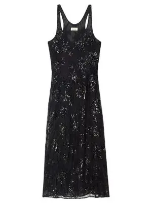 Zadig&Voltaire Rarysa Lace Sequin Dress - Black