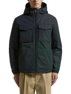 Peserico Hooded Pocket Jacket - Blue