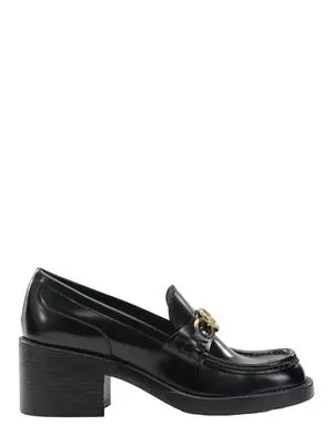 Chloé Medallion Heeled Loafers - Black