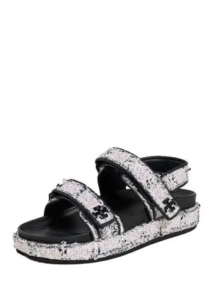Tory Burch Kira Sport Sandals - Pink/black Multi