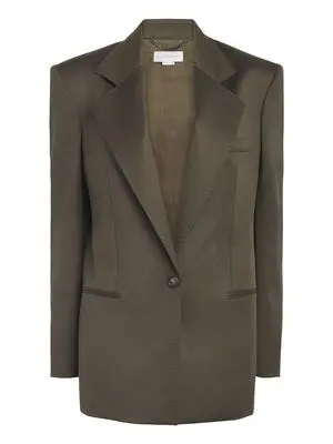 Stella McCartney Wool Tailored Blazer - Green