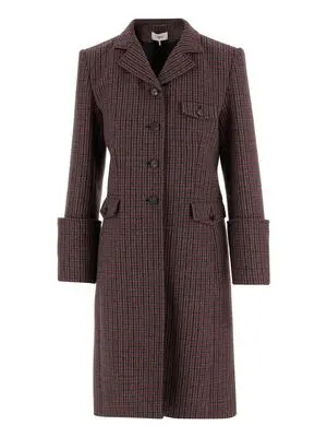 CHLOÉ Single-Breasted Wool-Blend Riding Coat