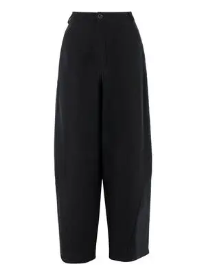 DARKPARK Phebe Wide Leg Wool Trousers - Black