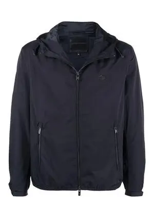 Emporio Armani Nylon Blouson Jacket - Blue