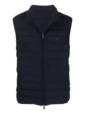 Emporio Armani Nylon Down Vest - Blue
