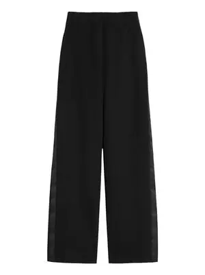 PIANOFORTE Wide Leg Trousers - Black