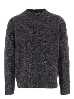 Vince Wool-blend Crewneck Sweater - Grey