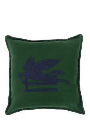 Etro Pegaso Cushion - Green