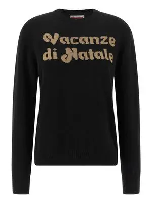 MC2 SAINT BARTH Limited Edition 'new Queen Vacanze Di Natale' Sweater - Black
