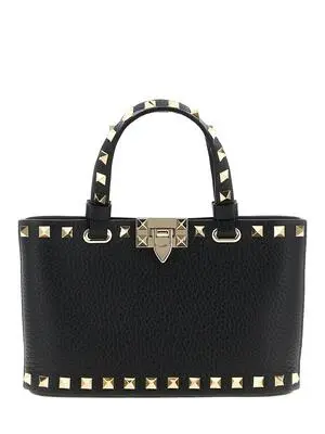 Valentino Garavani Rockstud Mini Shopping Bag - Black