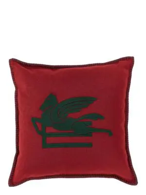 Etro Pegaso Cushion - Bordeaux