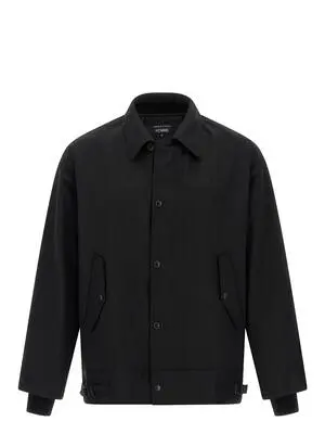 COMME DES GARҪONS HOMME Wool Overshirt - Black