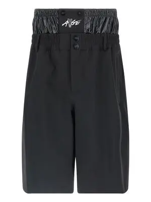 Moncler X A$ap Rocky Bermuda Shorts - Black