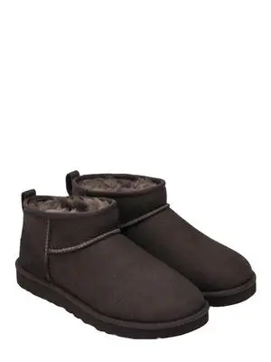 UGG Classic Ultra Mini Ankle Boots - Brown