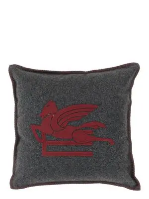 Etro Pegaso Cushion - Gray