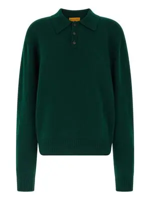 Guest In Residence Allday Cashmere Polo Shirt - Green