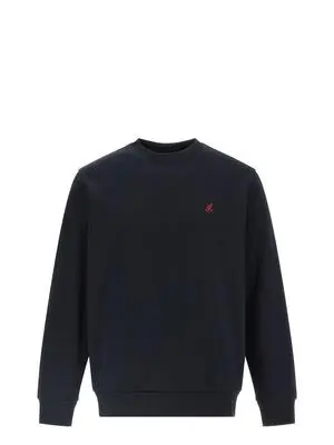 Gramicci Embroidered Cotton Sweatshirt - Blue