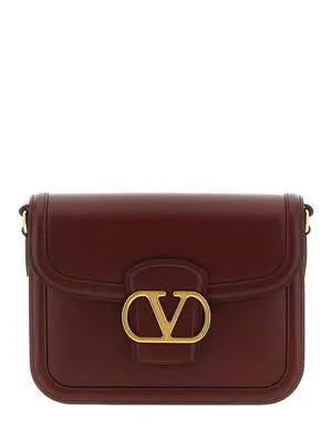 Valentino Garavani 9 To 5 Small Shoulder Bag - Bordeaux