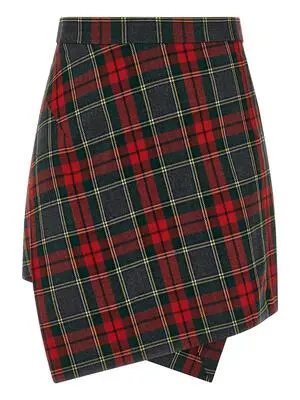 VIVIENNE WESTWOOD Mini Infinity Tartan Skirt - Multicolor