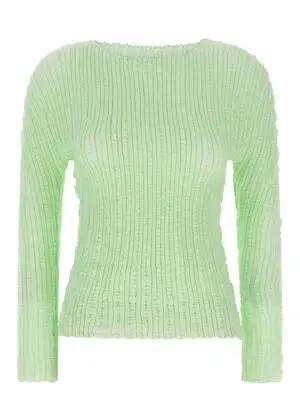 Issey Miyake Jellyfish Pleats Sweater - Green