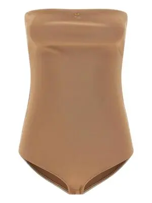 COURREGES Lingerie Bustier Bodysuit - Beige