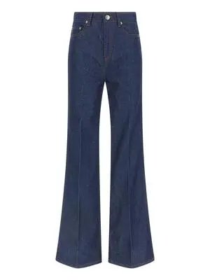 Ami Flared Leg Jeans - Blue