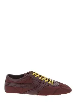 Dries Van Noten Nylon Sneakers - Bordeaux