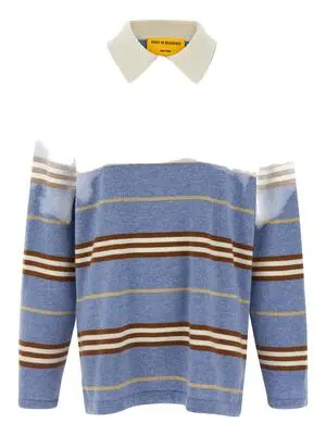 Guest In Residence Striped Rugby Shirt - Light Blue