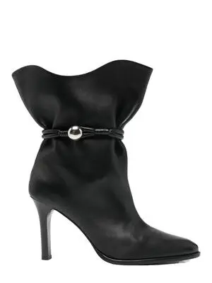 Isabel Marant Lolya Leather Boots - Black