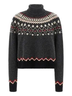 ALANUI Alanui 'Sweet Winter' Virgin Wool Turtleneck Sweater
