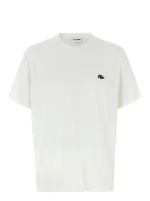 Lacoste Logo Patch T-shirt - White