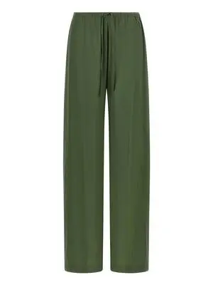 Dries Van Noten Puvis Silk Pants - Green