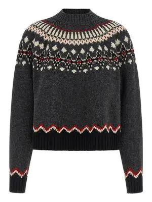 ALANUI Fair Isle Virgin Wool Sweater