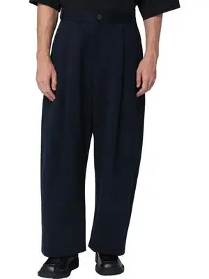 Studio Nicholson Wide-leg Cotton Trousers - Blue