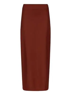 Loulou De Saison Samos Lds Pencil Skirt - Burgundy