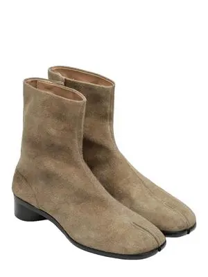 MAISON MARGIELA Suede Tabi Ankle Boots - Brown