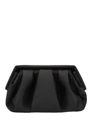 THEMOIRE Afrodite Clutch In Vegan Leather - Black
